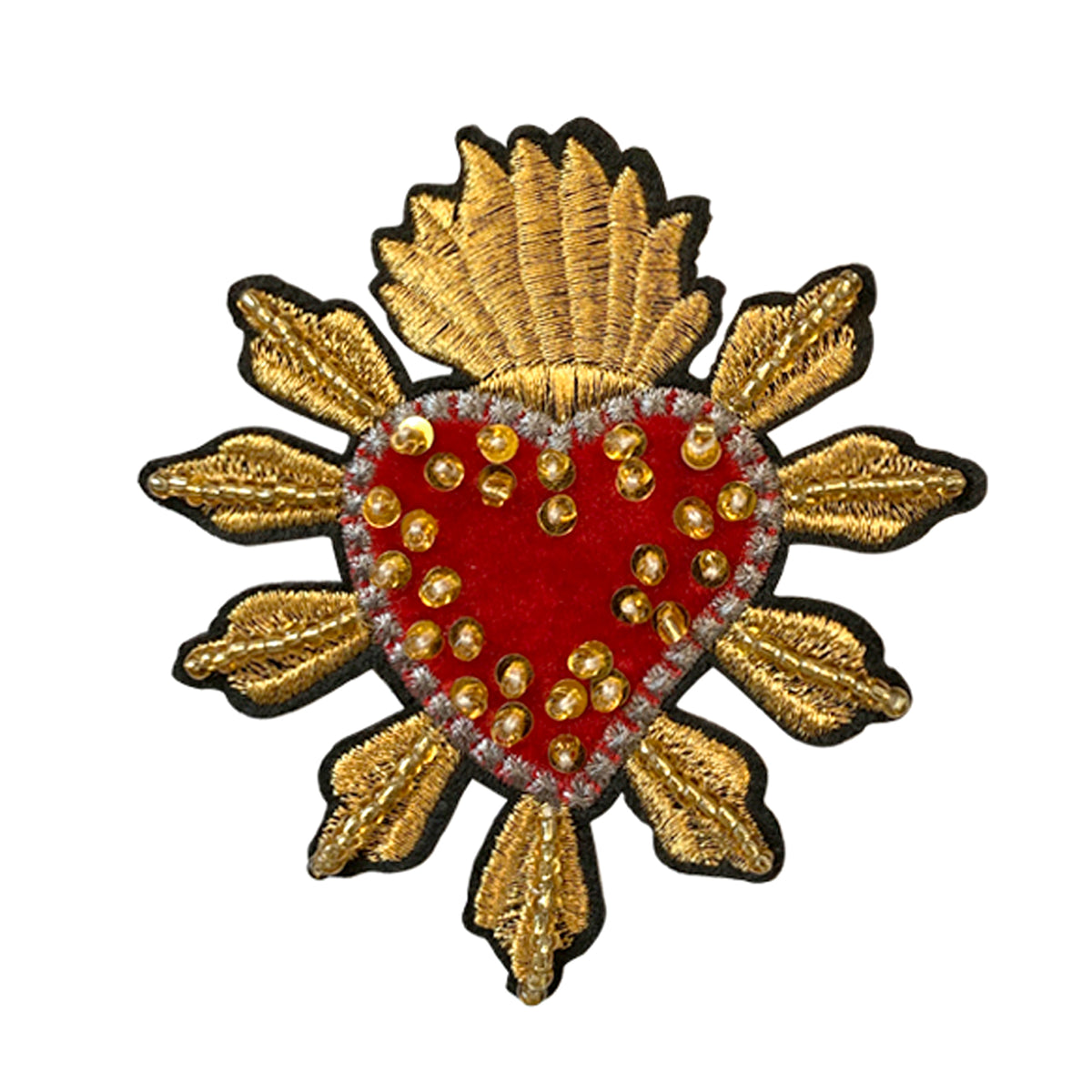 Sacred Heart Milagro Patch – Coven & Cloche
